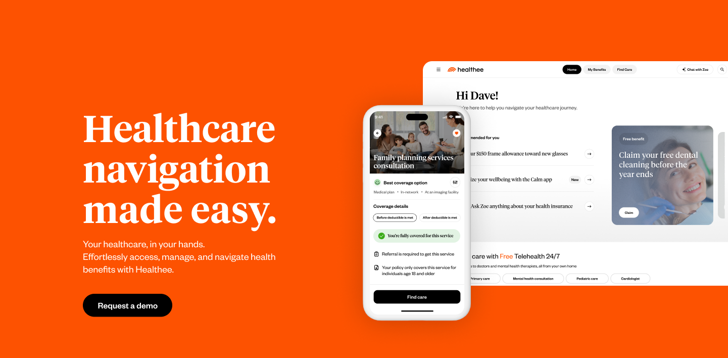 Healthee | Healthcare Navigation Made Easy with 24/7 AI