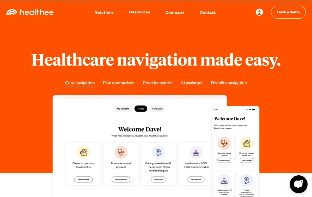 Healthee | All your benefits and care options, simplified in one place